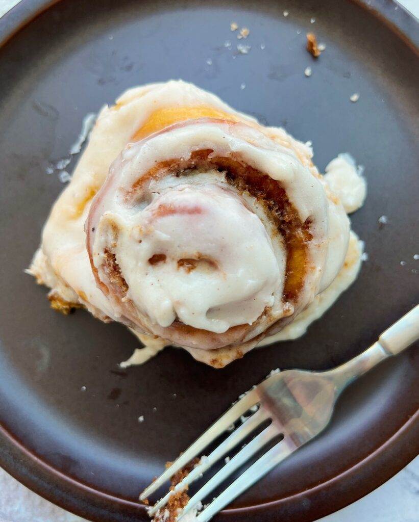 Pumpkin Cinnamon Rolls with Biscoff Filling - That Bread Lady