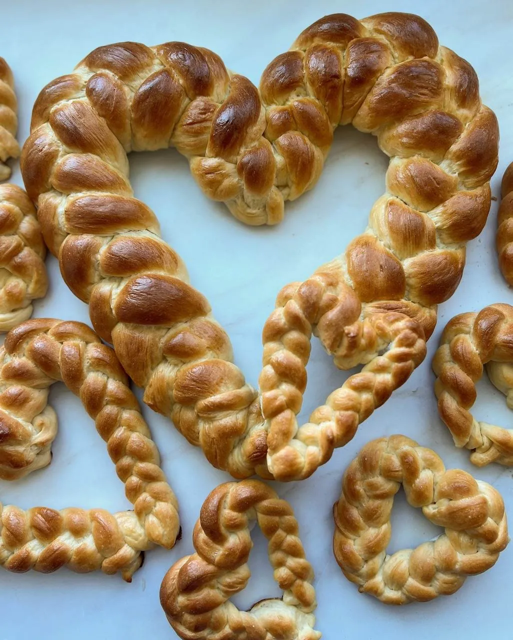 Braided Heart Bread - That Bread Lady