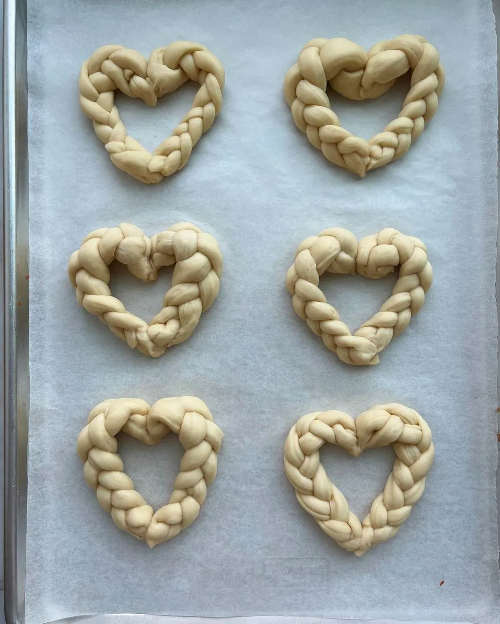 Braided Heart Bread - That Bread Lady