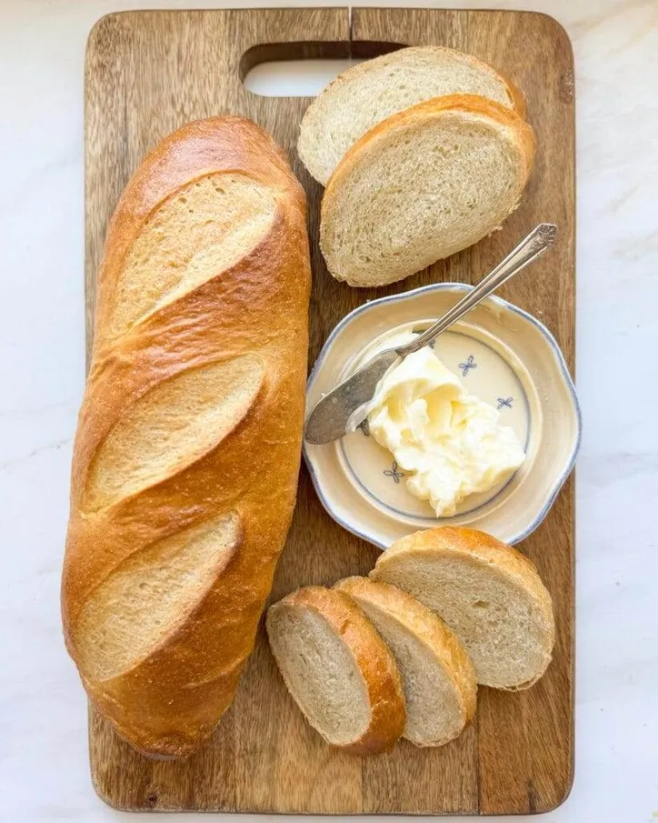 Baking french bread store