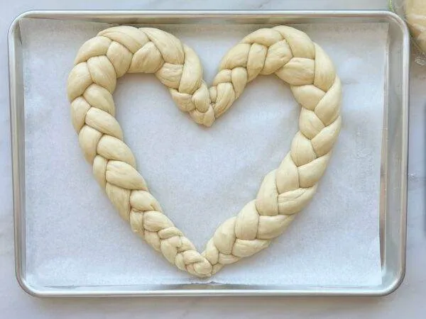 Braided Heart Bread - That Bread Lady