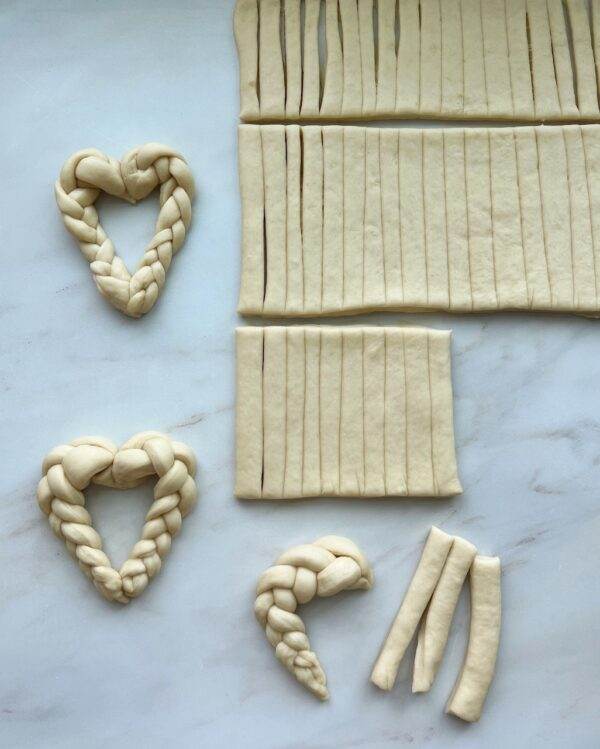 Braided Heart Bread - That Bread Lady